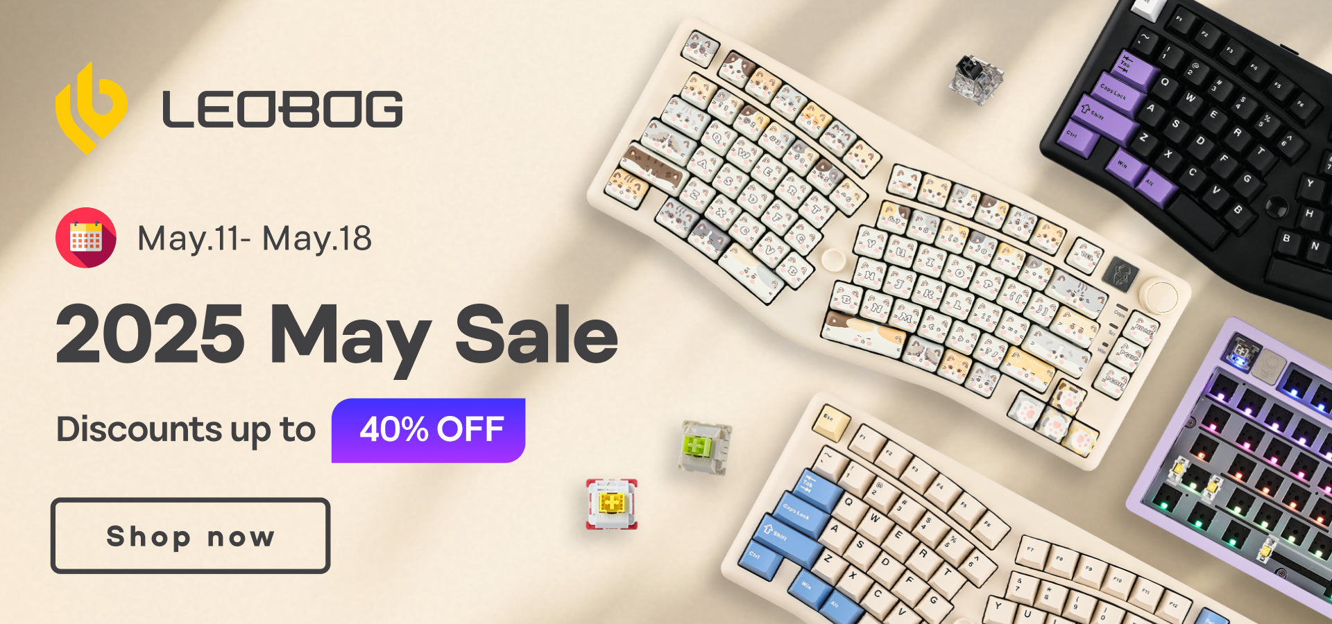 🚨 Your Desk Just Got Jealous – LEOBOG May Sale Is On!