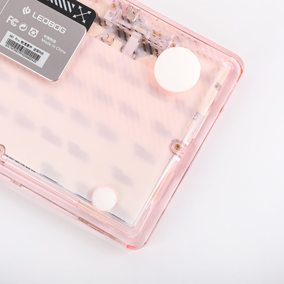 LEOBOG K81 Pro 75% Wireless Mechanical Keyboard Kit with LCD Display